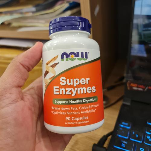 Jual Vitamin Now Foods Super Enzymes 90 Capsules Enzim Pencernaan Gerd ...