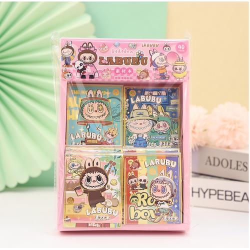 Jual Stiker Labubu Sticker Cute 12 Lembar Sticker Cute POP MART Labubu ...