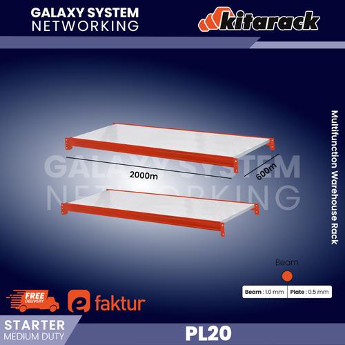 Jual Tatakan Tambahan Kitarack Light Duty Layer Rak Gudang Besi PS ...