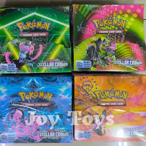 Jual Kartu Pokemon Stellar Crown Booster Pack 1 Box 95 Playing Card