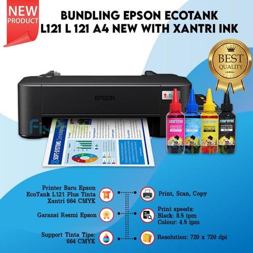Jual HEI Printer Epson L121 A4 Ink Tank Printer Epson L121 L 121 l121 ...