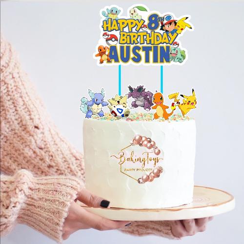 Jual Topper Cake Tusukan Hiasan Kue Ulang Tahun - Pokemon Pikachu ...