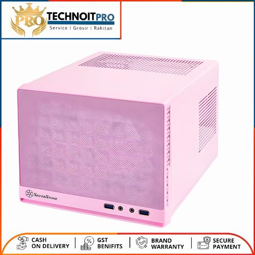 Jual Silverstone SUGO SG 13 Full Mesh Pink Dual Chamber Mini ITX ...