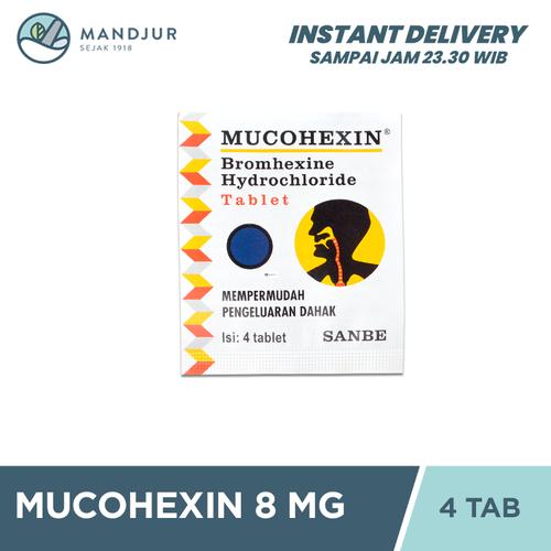 Jual Mucohexin 8 mg 4 Tablet - Obat Pengencer Dahak - Jakarta Pusat ...