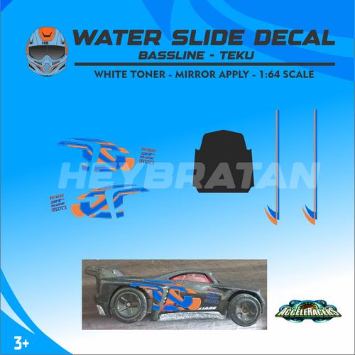 Jual Waterslide Decal Hotwheels Acceleracers Bassline Teku - Kota ...
