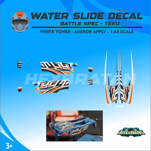 Jual Waterslide Decal Hotwheels Acceleracers Battle Spec Teku - Kota ...