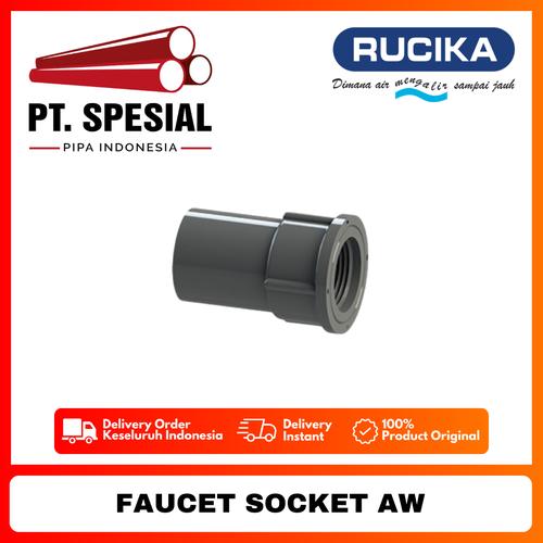 Jual Sock Drat Dalam PVC AW Rucika/SDD PVC AW Rucika/Faucet Socket AW ...