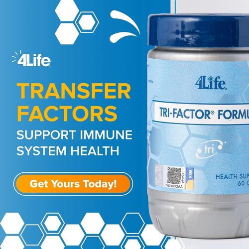 Promo 4Life Transfer Factor TRI Formula Isi 60 Kapsul - Suplemen ...