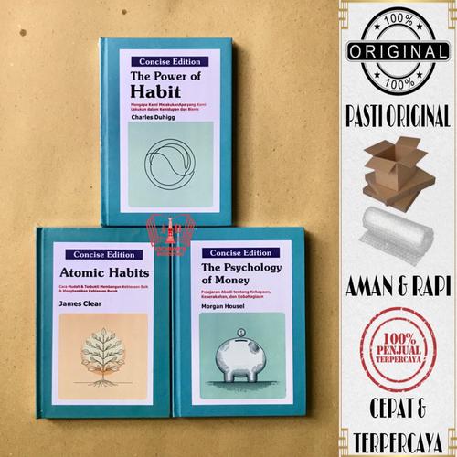 Jual Paket Buku Pengembangan Diri - Concise Edition Atomic Habits, The ...