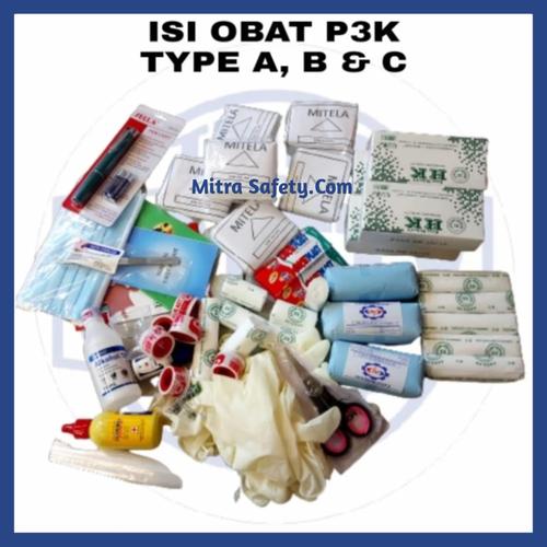 Jual Isi Obat P3k Lengkap / Isi Obat P3k Dinding - Isi Type A - Jakarta ...