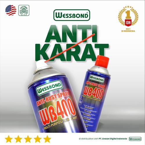 Promo Anti Karat WESSBOND WB-400 400ML Spray / pelumas anti karat ...