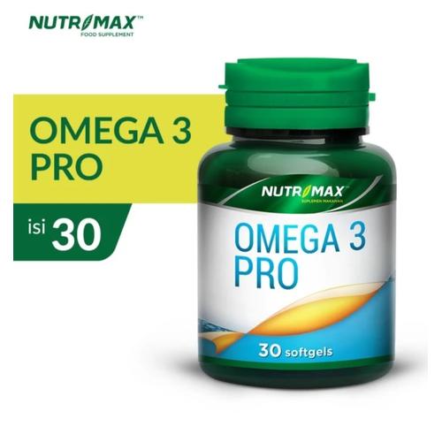 Jual NUTRIMAX OMEGA 3 PRO 30 Softgel MINYAK IKAN HIPERTENSI KOLESTEROL ...