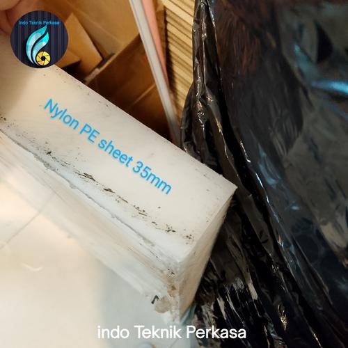 Jual Nylon PE putih lembaran / polyethlene sheet 35mm x 100cm x 100cm - Jakarta Barat - Indo ...