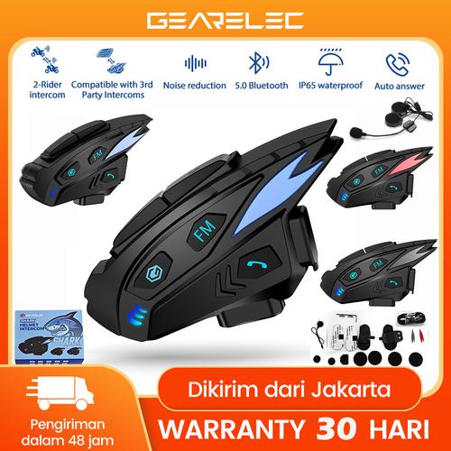 Jual Shark Sepeda Motor Helm Bluetooth Intercom Headset dengan Radio FM ...