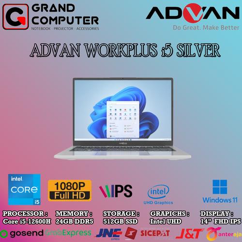 Jual ADVAN WORKPLUS i5-12600H RAM 24GB 512GB SSS 14"FHD IPS WINDOWS 11 ...