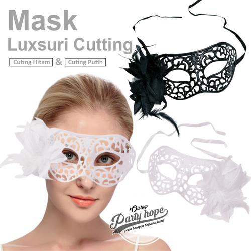 Promo Topeng Pesta Cutting Ornamen Bunga Bulu / Mask Party / Masquerade ...