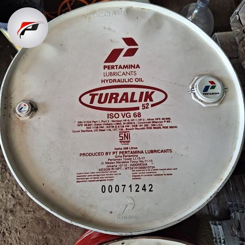 Jual Oli Hydrolic Pertamina Turalik 52 ISO VG-68 Oli 10 Drum 209 liter ...