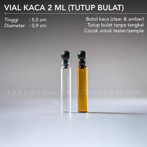 Jual Vial 2ml Botol Tester Sample Parfum Kaca model Stik Panjang ...