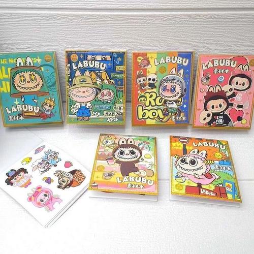 Jual Stiker Labubu Sticker Cute 12 Lembar Sticker Cute POP MART Labubu ...