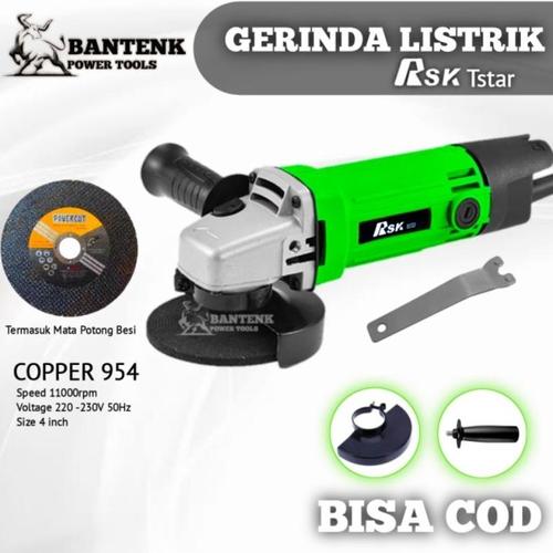 Jual MESIN GERINDA LISTRIK RSK TSTAR 4 INCH GURINDA LISTRIK RSK HIJAU SELEPAN 4 INCH - Kota ...