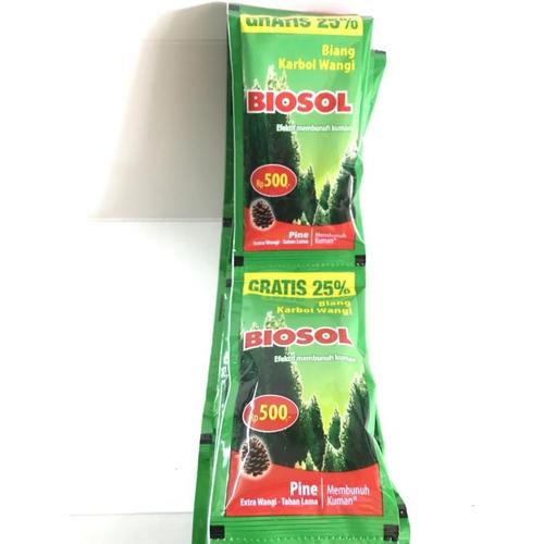 Jual ready !!! Karbol Lantai Biosol Sachet 25ml (1 dus 12 lsn) - Kota ...