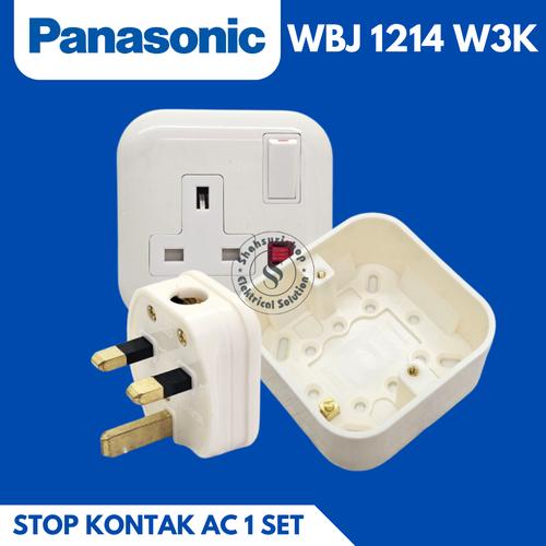Jual Stop kontak Ac panasonic + steker + outbow dus 1 set komplit ...