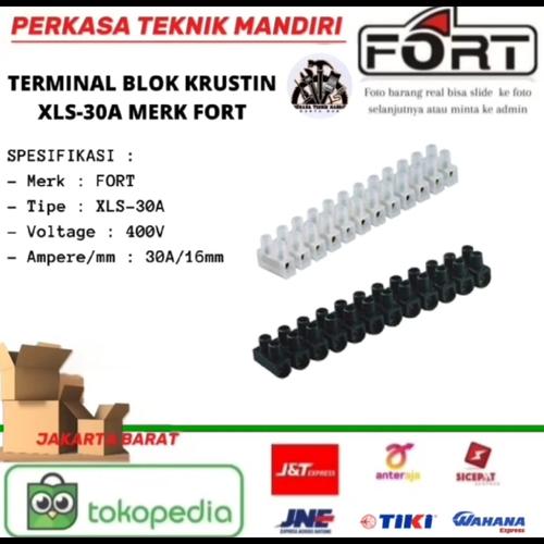 Jual TERMINAL BLOK KRUSTIN XLS-30A 30A/ 16mm Merek FORT - Jakarta Barat ...