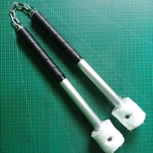 Jual NEW fire nunchaku / nunchaku api sumbu tahan api serat putih lebih ...