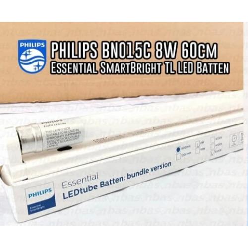 Jual Philips TL led 8 watt set BN015c lampu neon led t8 8w 60cm putih ...