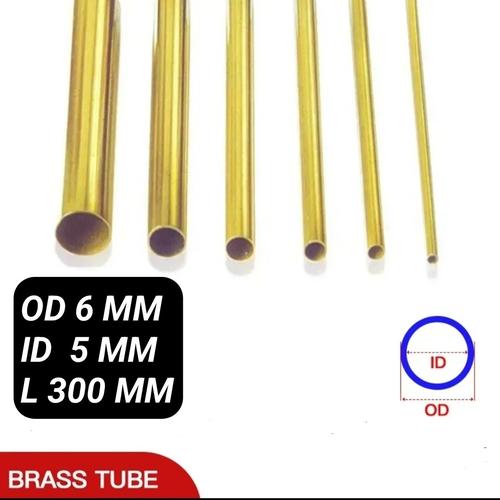 Jual Pipa kuningan 0D 6mm x ID 5mm panjang 300mm - Kab. Karawang ...