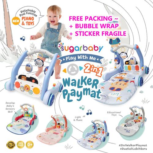 Jual Sugar Baby 2in1 Baby Walker Playmat Dual Fungsi Alas Mainan Bayi ...