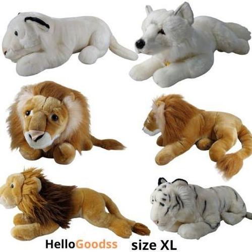 Jual BONEKA BINATANG ANIMAL PREMIUM SERIGALA PUTIH/HARIMAU PUTIH WHITE ...