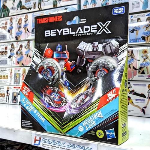 Jual NEW BEYBLADE X TRANSFORMERS - OPTIMUS PRIME 4-60P VS MEGATRON 4 ...