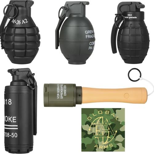 Jual Mainan Varian Hand Grenade M18, M24, M26A1 dan M82 Gel Blaster ...
