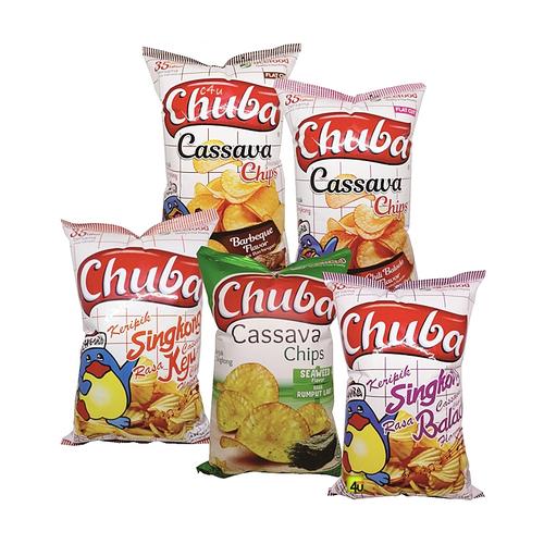 Jual CHUBA - Cassava Chips - Kemasan JUMBO - FLAT BBQ - Kota Bandung ...