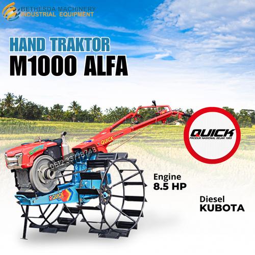 Jual Hand Traktor M 1000 Quick Diesel Kubota 8.5 HP Traktor Sawah ...
