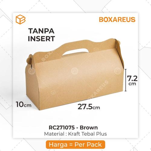Jual Box Bolu Gulung Kemasan Packaging Roll Cake Kue | RC271075 TANPA ...