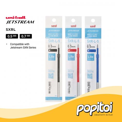 Jual Uniball SXR-L80 SXN-LS Refill for Jetstream Lite Touch Ink 0.5 0.7 ...