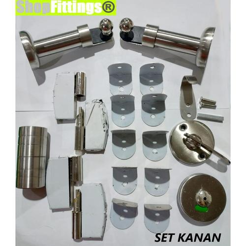 Jual Cubical Kaki Kubikal Toilet Partisi WC Stainless Cubicle Leg ...