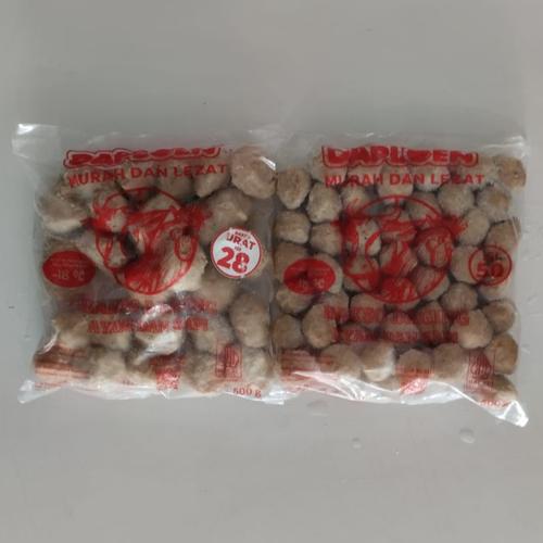 Jual Daploen Bakso Daging dan Urat Ayam Sapi Netto 500gr Bakso Ayam dan ...