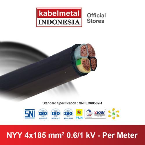Promo Kabel Metal - Kabel NYY 4x185 mm Per Meter Tufur Outdoor Kawat ...
