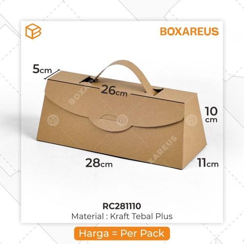 Jual Roll Cake Box Kemasan Bolu Gulung Packaging Dus Kotak kue ...