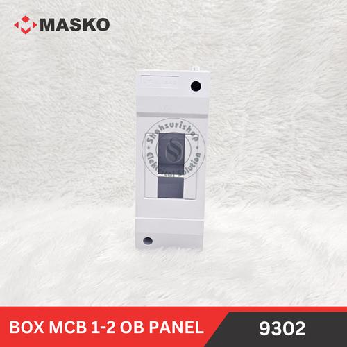Jual BOX MCB OB PANEL 1-2 MASKO 9302 TEBAL PUTIH TANPA TUTUP - Jakarta ...
