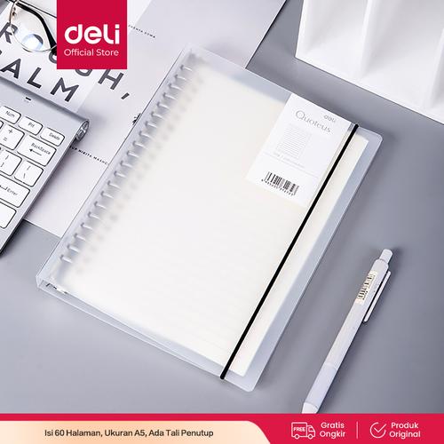 Jual Deli Binder / Loose-Leaf Notebook A5 Gratis Refill 60 Lembar HA560 ...