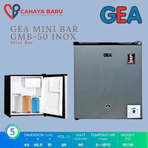 Jual Gea Kulkas GMB 50 GMB50 Portable Mini Bar Minibar INOX - Kota ...