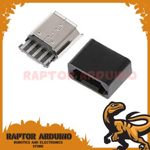 Jual Konektor Micro USB Female Socket 5 Pin + Tutup Cover USB - Kota ...