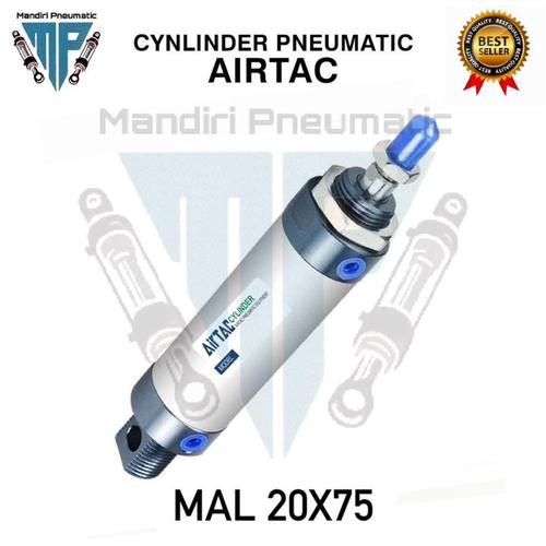 Jual CYLINDER PNEUMATIC MAL 20X75 MAL20X75 MERK AIRTAC - Jakarta Barat ...