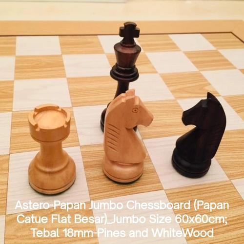 Jual Papan Catur Tebal 18mm-Yellow Pine & Whitewood Jumbo Size (60x60cm ...
