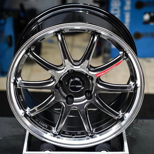 Jual VELG WORK EMOTION ZR10 R17 PCD 5x114 LEBAR 8 ET 22 WARNA HYPER ...