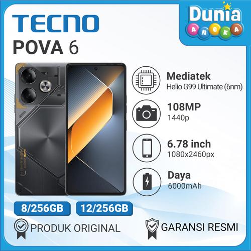 Jual TECNO POVA 6 - GARANSI RESMI TECNO ORIGINAL - BLUE, 8/256GB ...